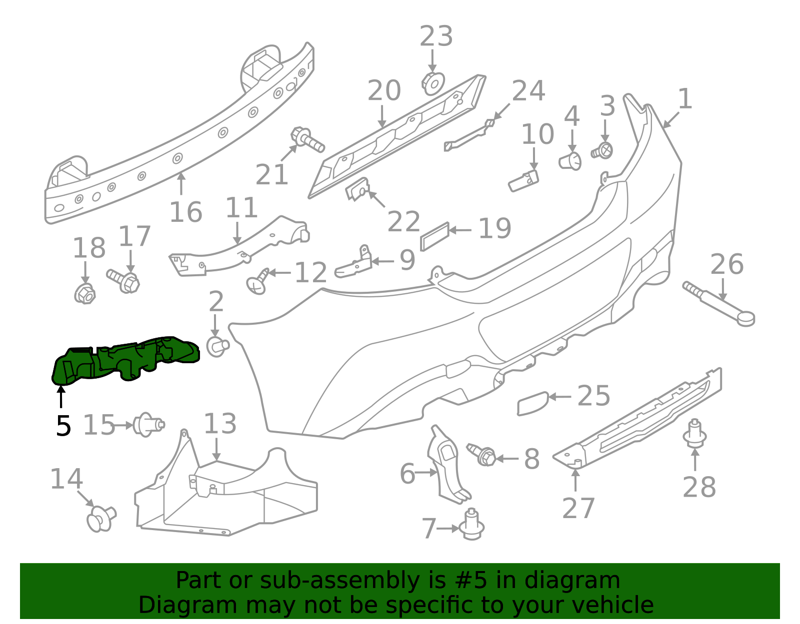 57707CC511 - 2023-2024 Subaru BRZ - Upper Bracket | OEM Subaru Parts Center