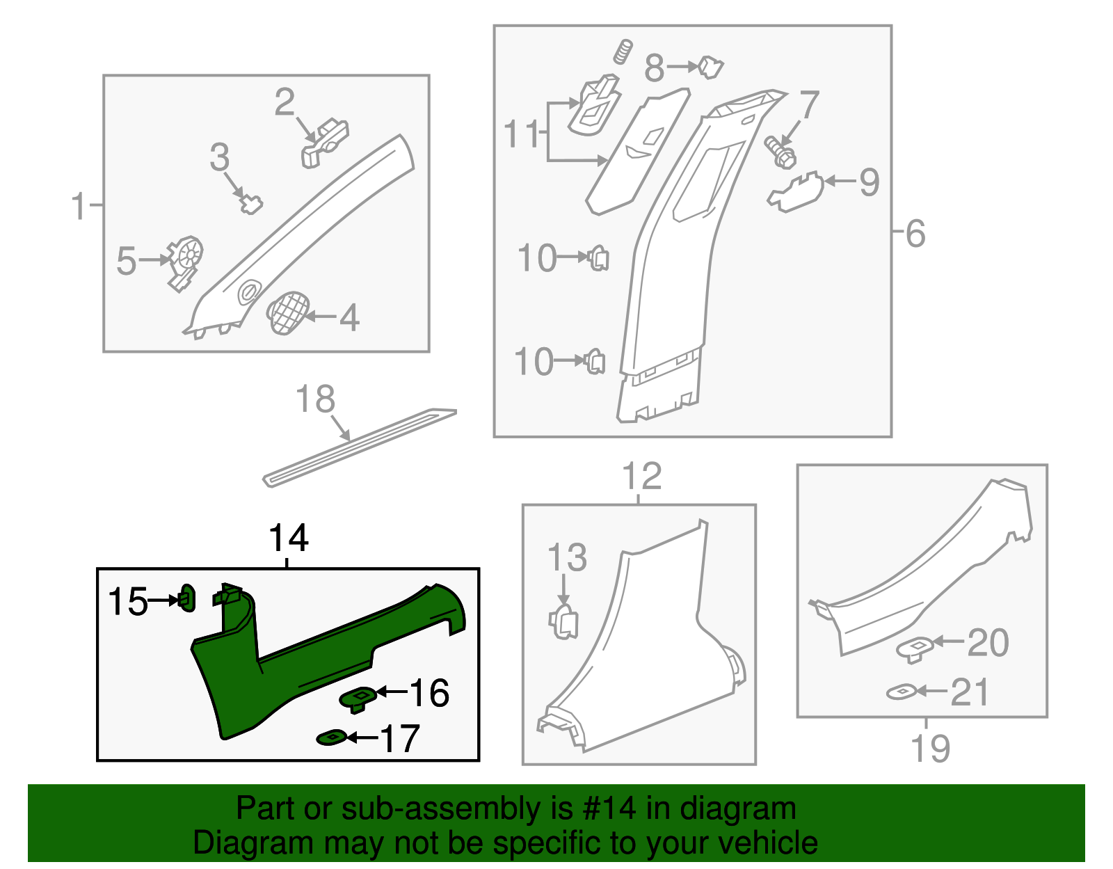 2013-2016 Chevrolet Front Sill Plate 23247253 | Shop Matick Buick GMC