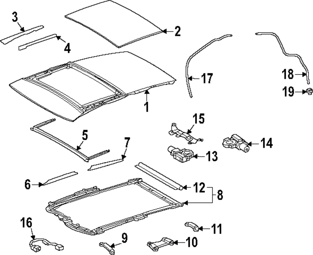63233-78030 - 2022-2024 Lexus - Glass Panel | My L Parts