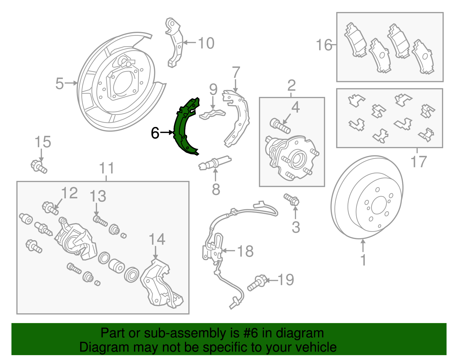 2012-2020 Toyota Shoes 46540-47010 | Toyota Parts Center