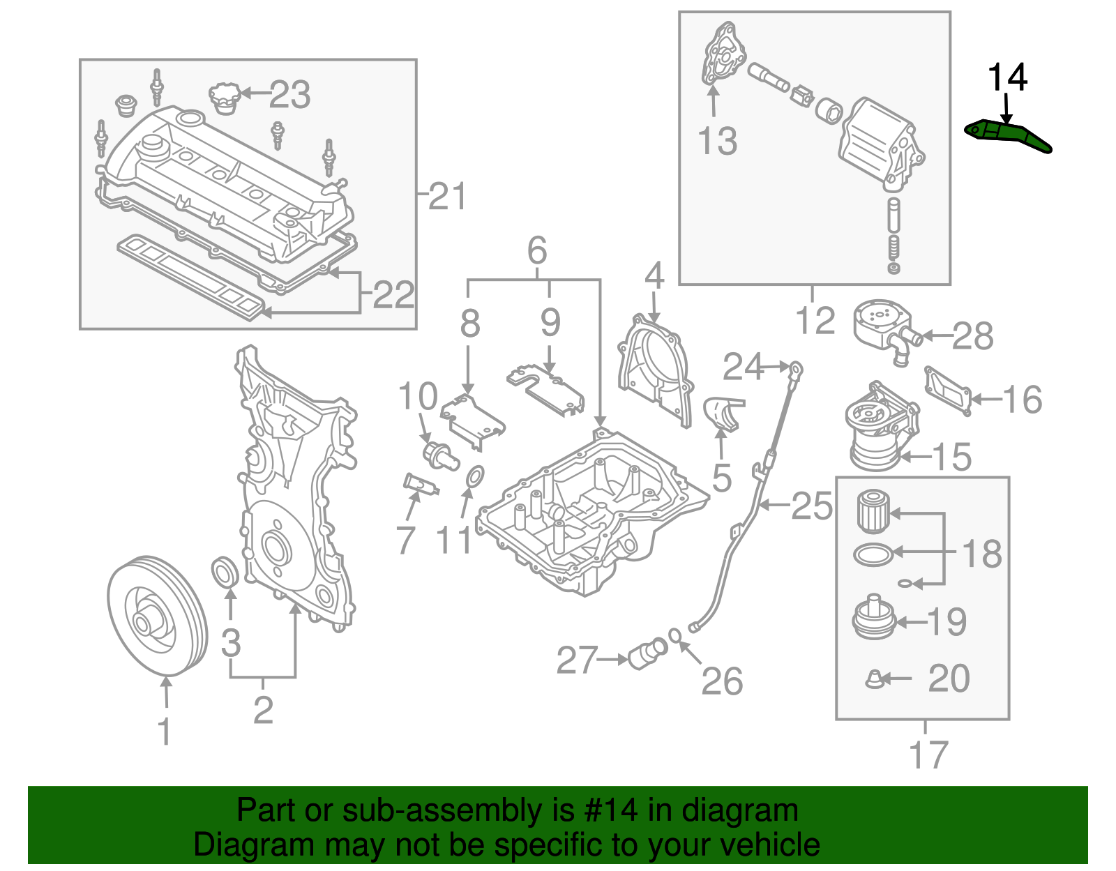 L3G6-14-240B - Oil Pick-Up 2006-2013 Mazda | Florida Mazda Parts