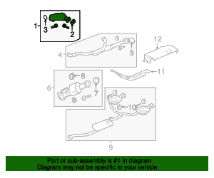 2016-2017 GM Catalytic Converter 19420290 GM | GMPartsDirect.com