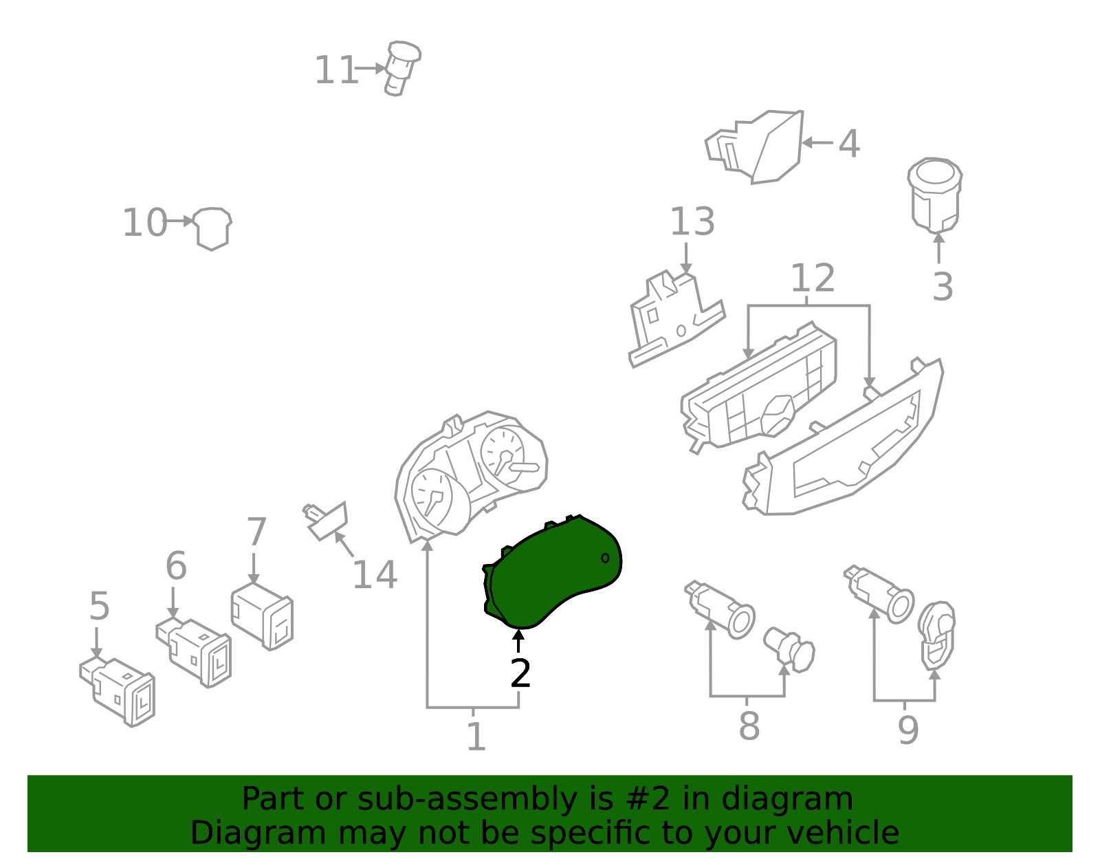 24813-5RB0A - 2018-2025 Nissan - Lens | Anicra Nissan Parts