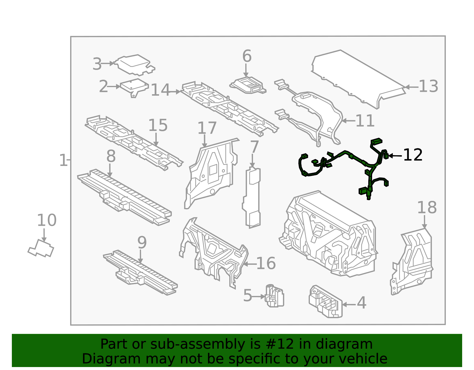 2021-2025 Toyota Mirai Drive Motor Battery Pack Control Module Wiring ...