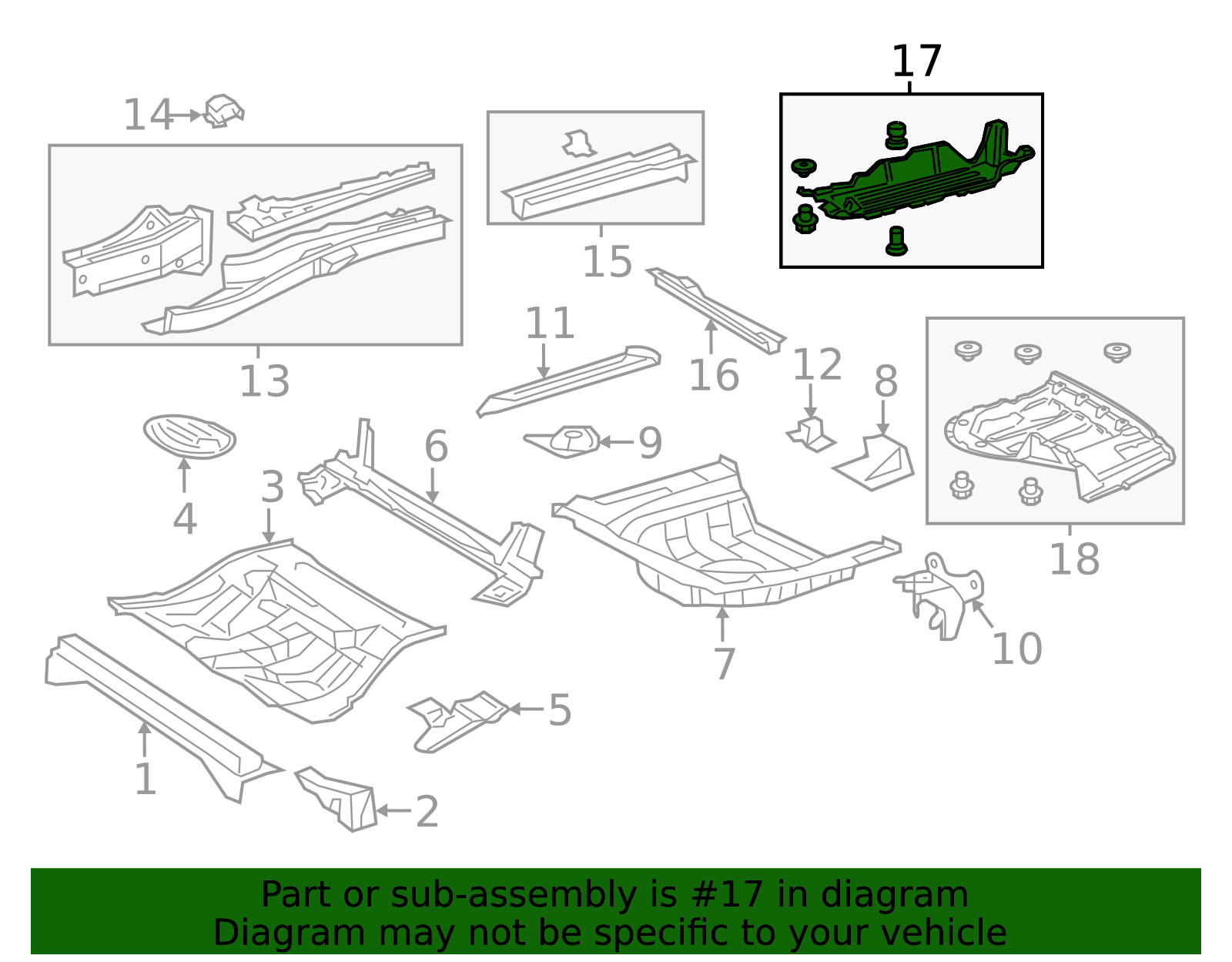 58398-06030 - High-Quality Floor Pan Splash Shield for AutoNation Parts