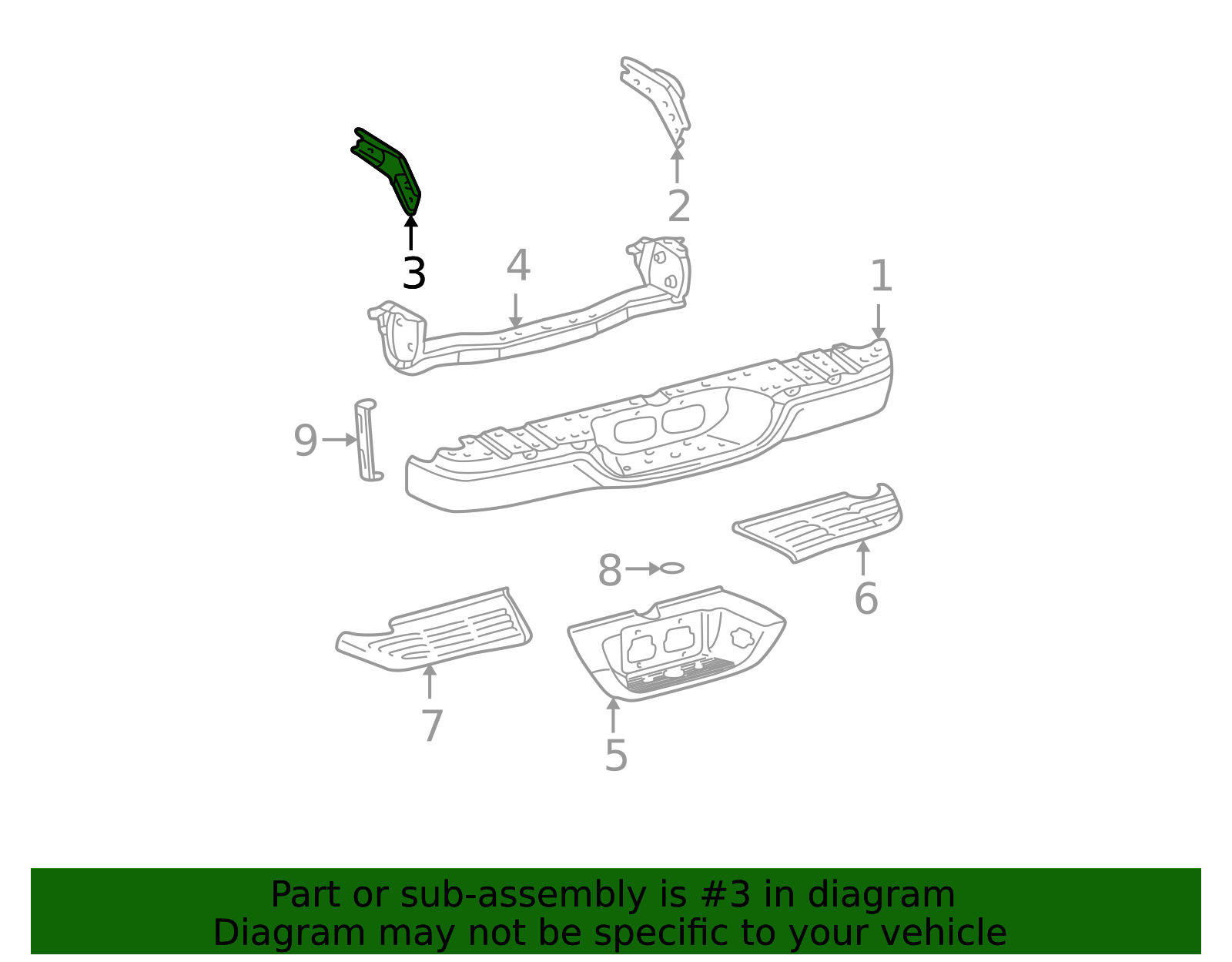 52016-0C010 - 2000-2006 Toyota Tundra - Bumper Bracket | Discount Parts ...