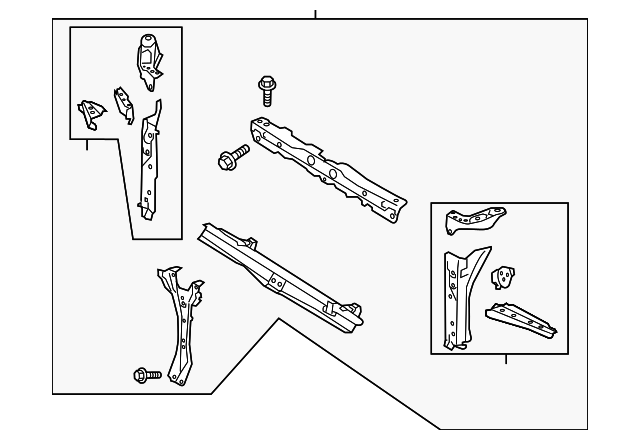 53029AL05B9P - Radiator Support | Subaru Parts HQ