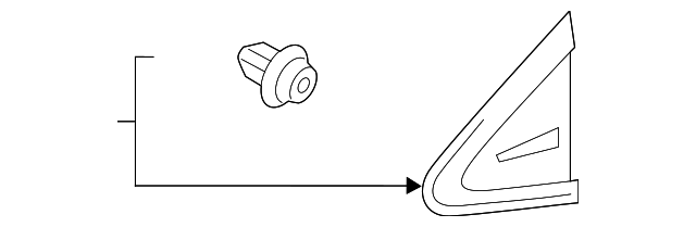 2019-2025 Toyota Corner Trim 60117-02210 | Toyota Parts Center