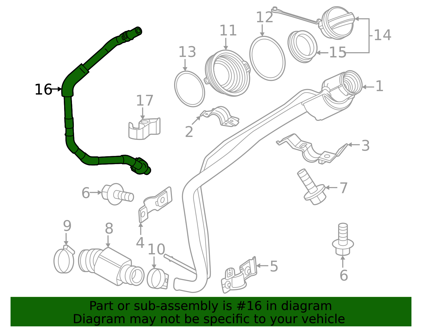 77225-12060 - Fuel Tank Vent Hose Norm Reeves Toyota Dallas Parts