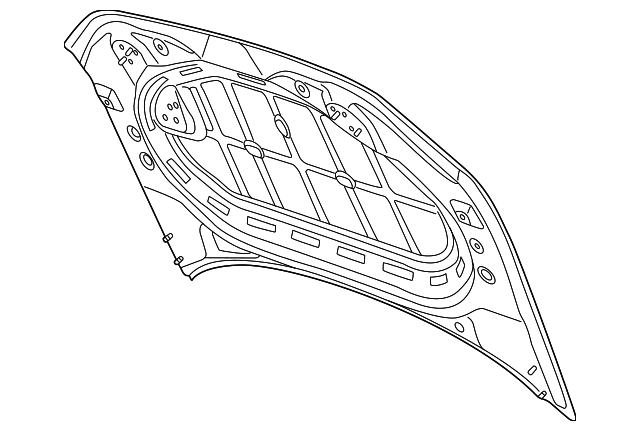2020-2025 Volkswagen Hood 3CM-823-031-B | QuirkParts