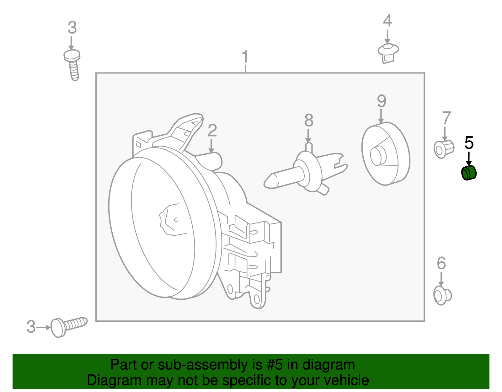 81199-35010 - Headlamp Joint - 2007-2014 Toyota FJ Cruiser | OEM ...