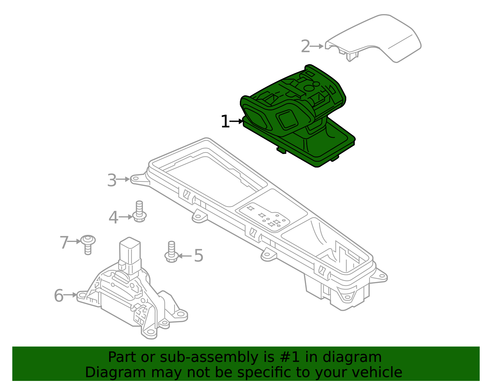 4K1-713-140-F-DWJ - Shift Knob 2021-2025 Audi | Audi OEM Parts Guy