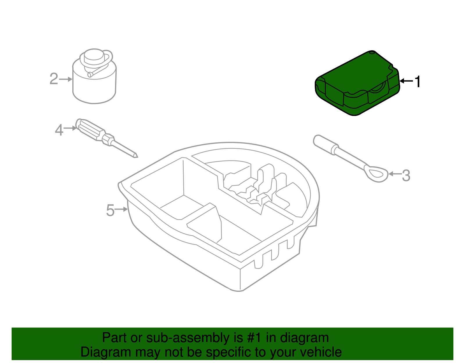 Hyundai - 52933-1P000 - Repair Kit - 2011-2016 Hyundai | OEM Hyundai ...