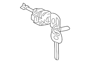 2022-2024 Toyota 4Runner Lock Cylinder 69052-35201 | Toyota Parts Center