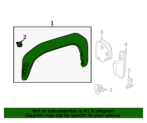 75086-35070 - Wheel Opening Molding 2025 Toyota 4Runner | Jim Hudson ...