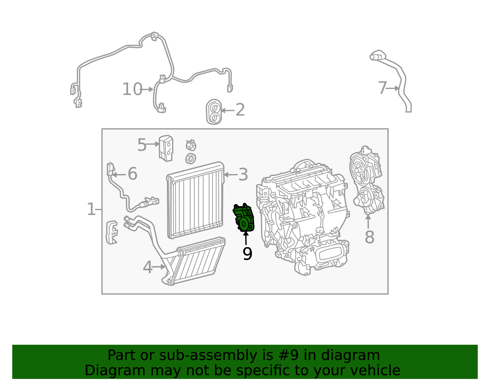 87106-07120 - High-Quality HVAC Blend Door Actuator for 2010-2018 Lexus ...