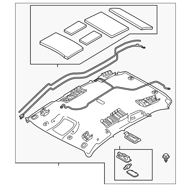 DB4F-68-03ZG-75 - Headliner 2016-2018 Mazda CX-3 | Florida Mazda Parts