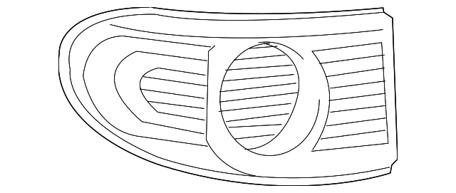 2007-2011 Toyota FJ Cruiser Tail Light - DRIVERS SIDE 81561-35301 ...