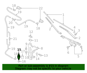 Washer Pump 1K5-955-651 | Audi OEM Parts Online