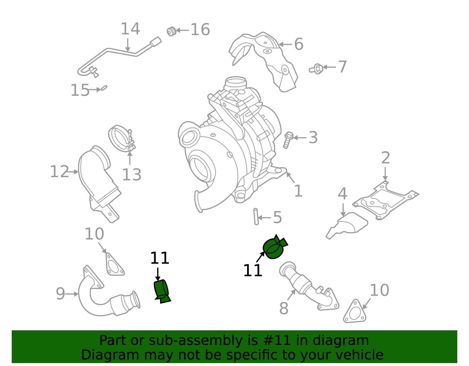 HC3Z-5E258-C - 2017-2022 Ford - Exhaust Clamp | Dealer Auto Parts
