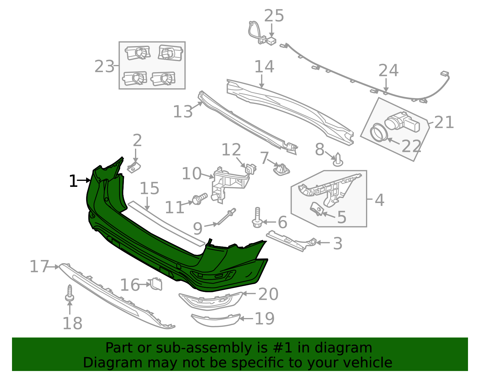 Genuine Bumper Cover for 2009-2016 Volvo XC70 | Part# 31214938 | Over ...
