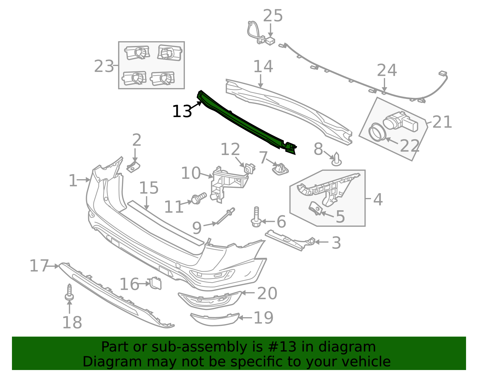 Bumper Cover Reinforcement 30678653 | TascaParts.com
