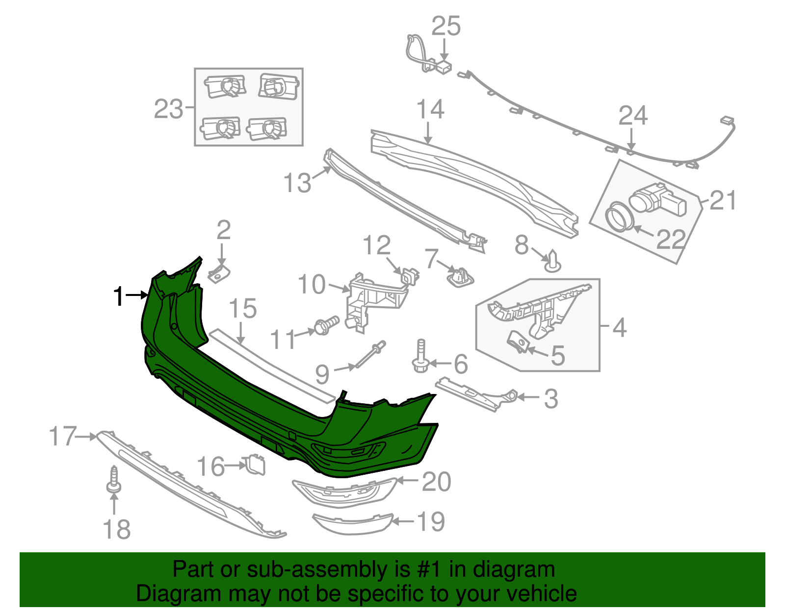 2009-2016 Volvo XC70 Bumper Cover 31214938 | GetOEMParts.com