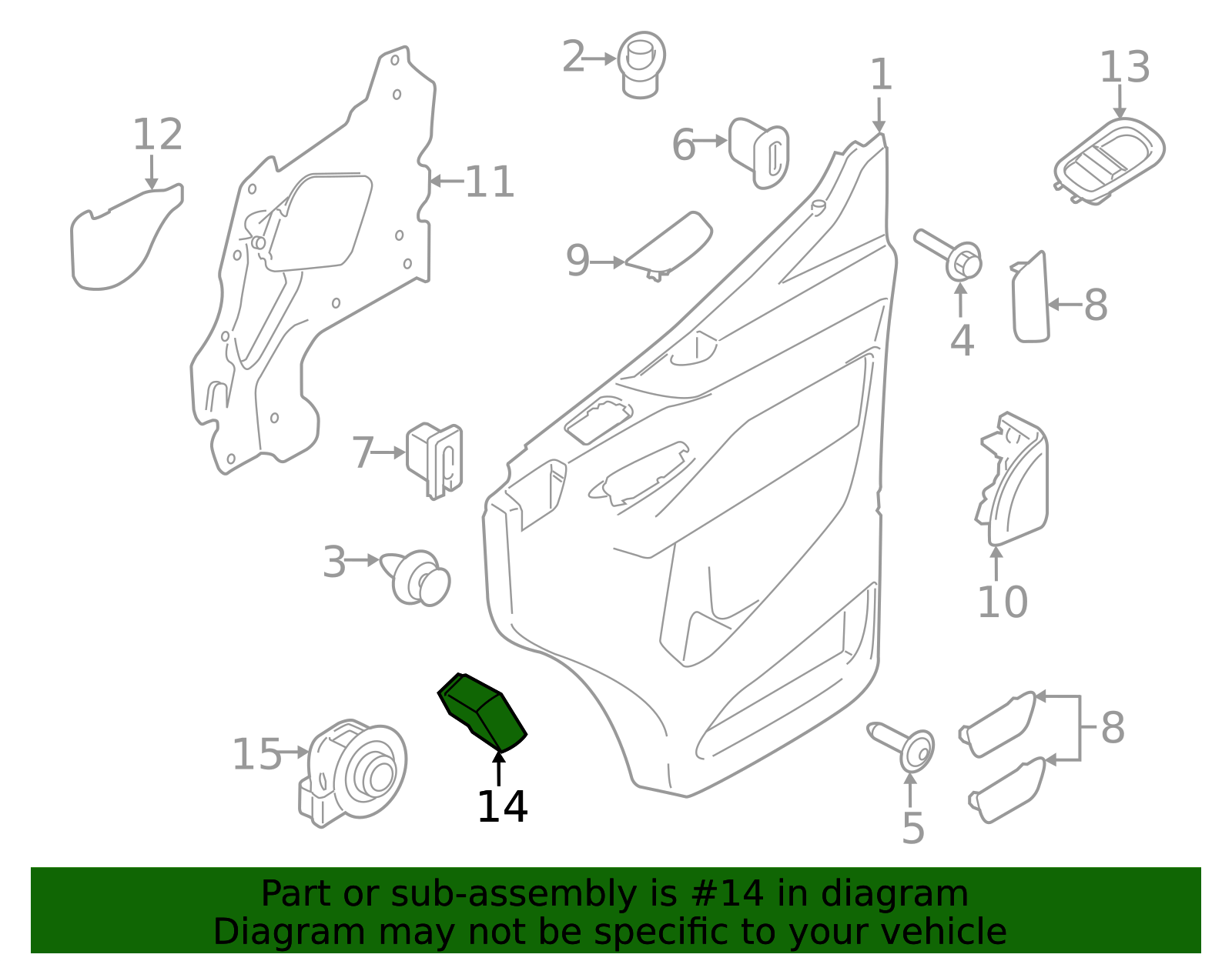 2014-2024 Ford Motorcraft™ Lock Switch SW-7300 | QuirkParts