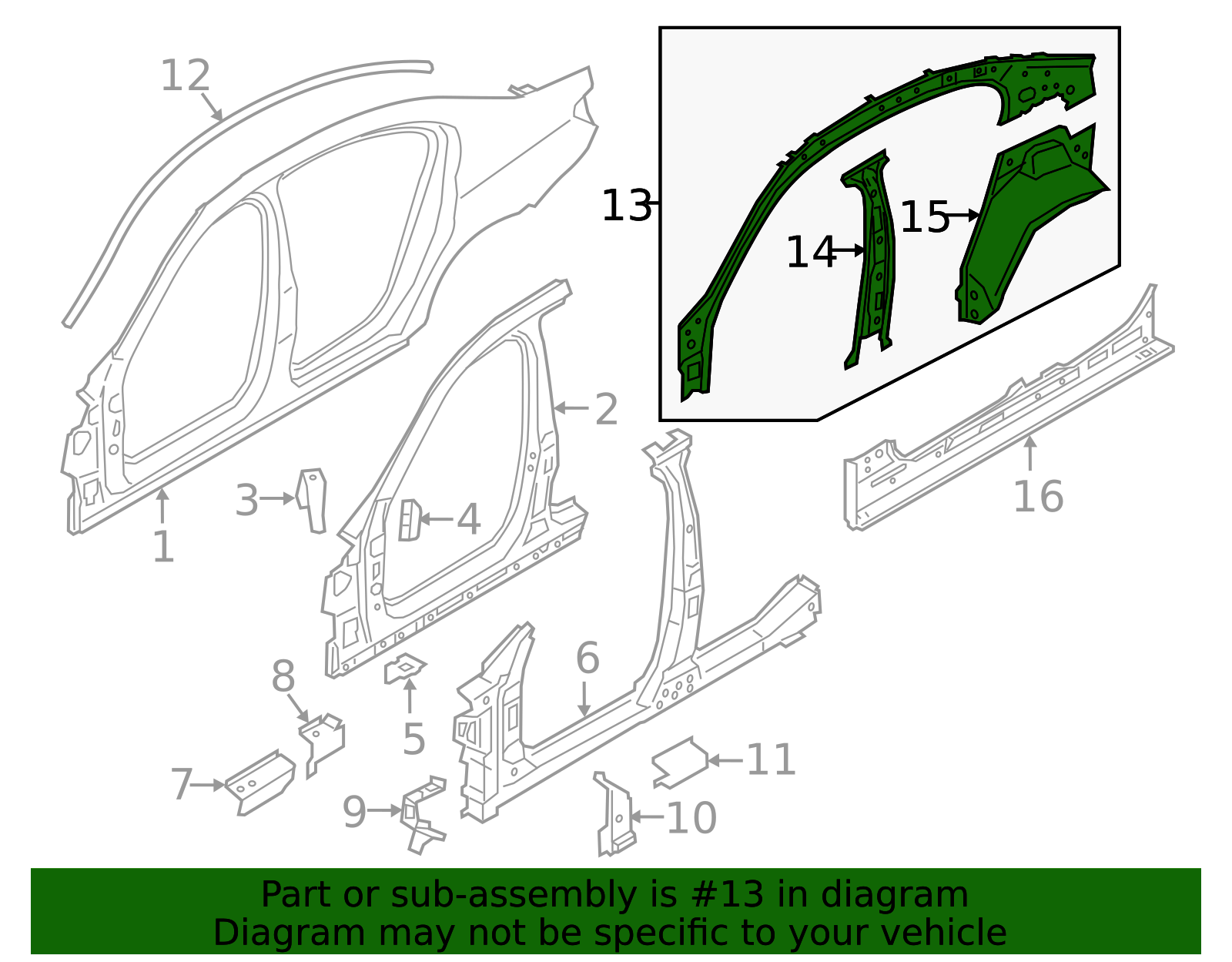 41-00-7-413-099 - 2016-2022 BMW - Inner Uniside | BMWPartsHub