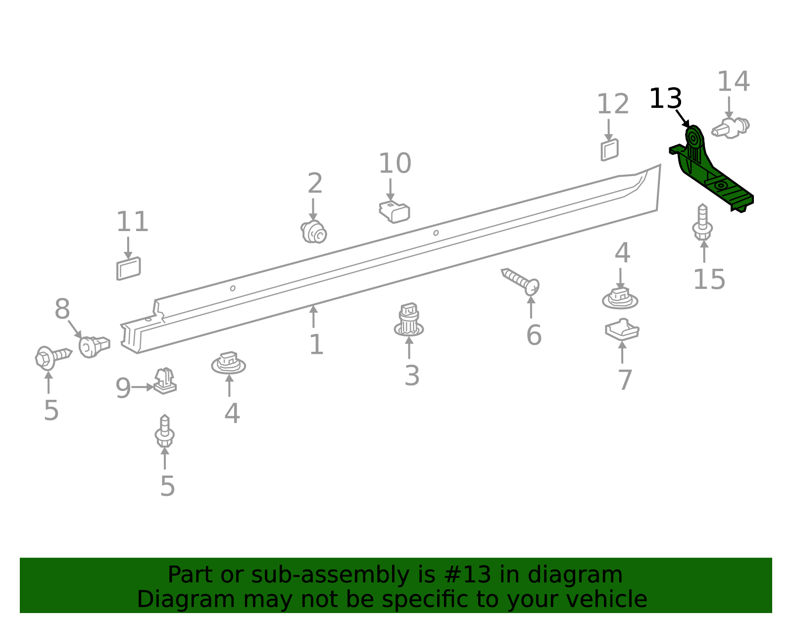 2018-2025 Toyota Rocker Panel Molding Extension 75862-06120 | Toyota ...