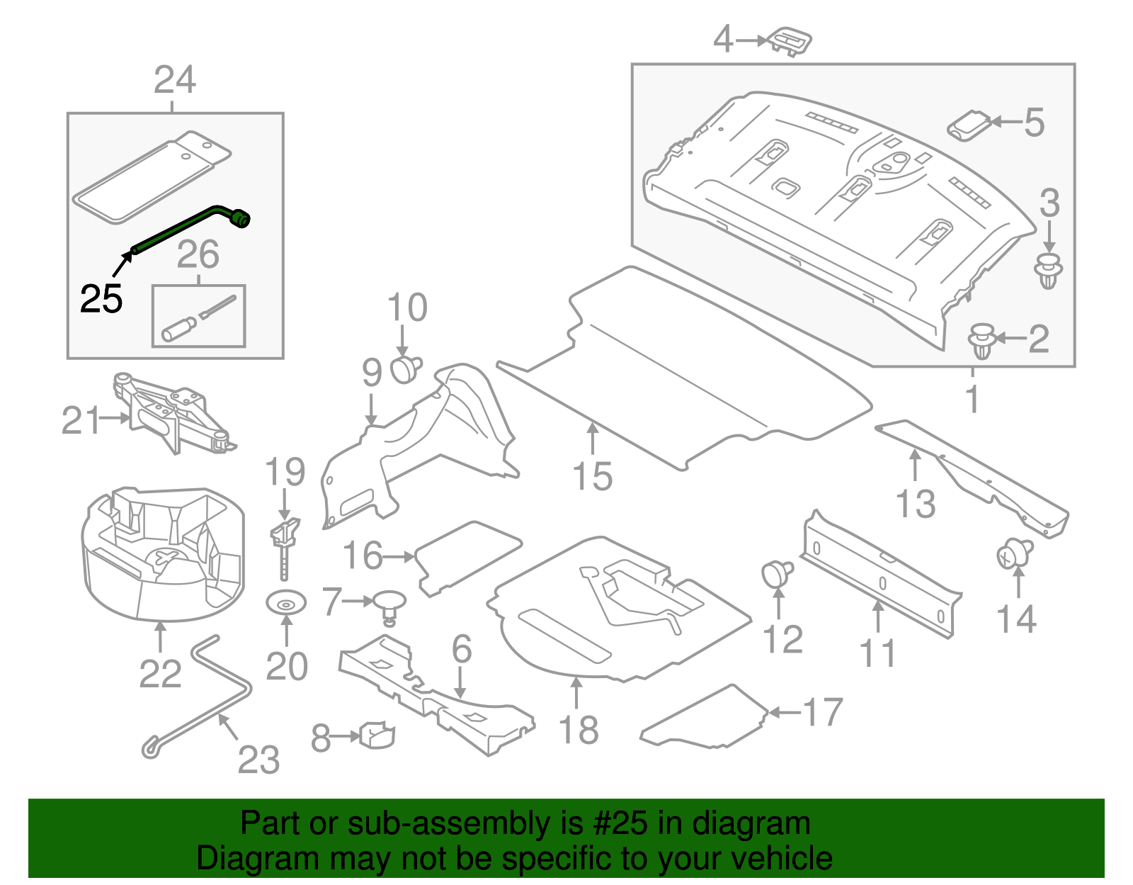 97017FJ000 - 2012-2024 Subaru - Wrench | OEM Subaru Parts Center