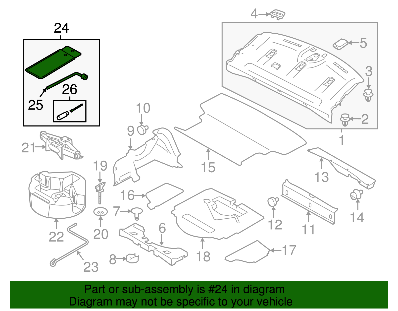 97010FJ000 - Tool Kit 2012-2025 Subaru | Subaru Parts Exchange