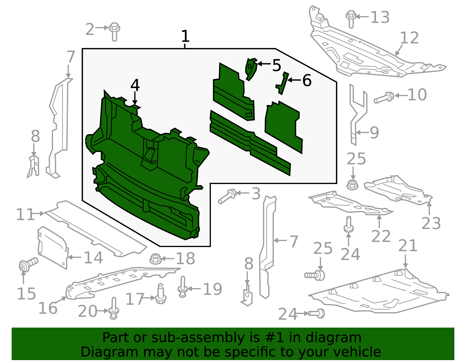 2021-2023 Lincoln Nautilus | Radiator Shutter Assembly | MA1Z-8475-F ...