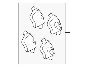 2005-2015 Jaguar Brake Pads Front C2Z32076 | OEM Parts Online