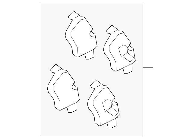 C2C42014 - Brake Pads Front 2005-2015 Jaguar | Haper Jaguar Parts