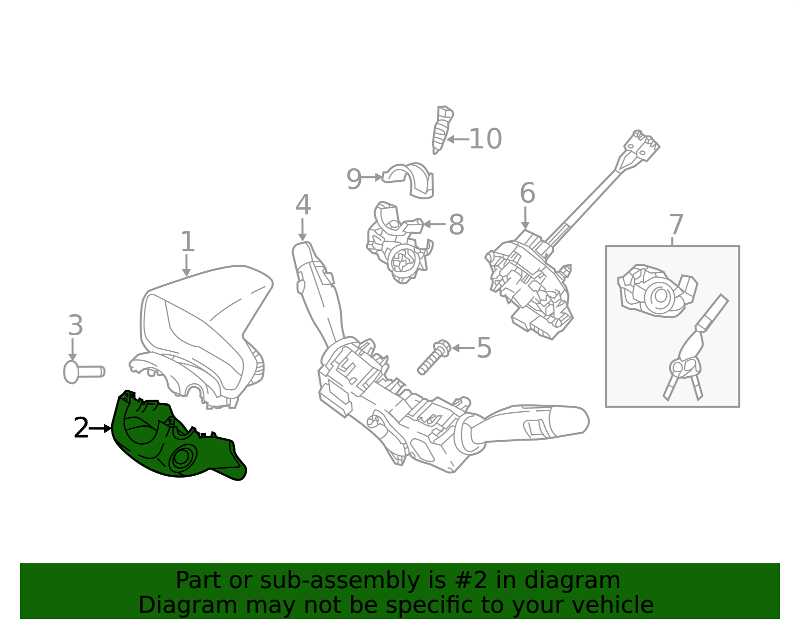 Steering Column Cover - OEM Interior Fit & Protection 84850-J0200-TRY ...