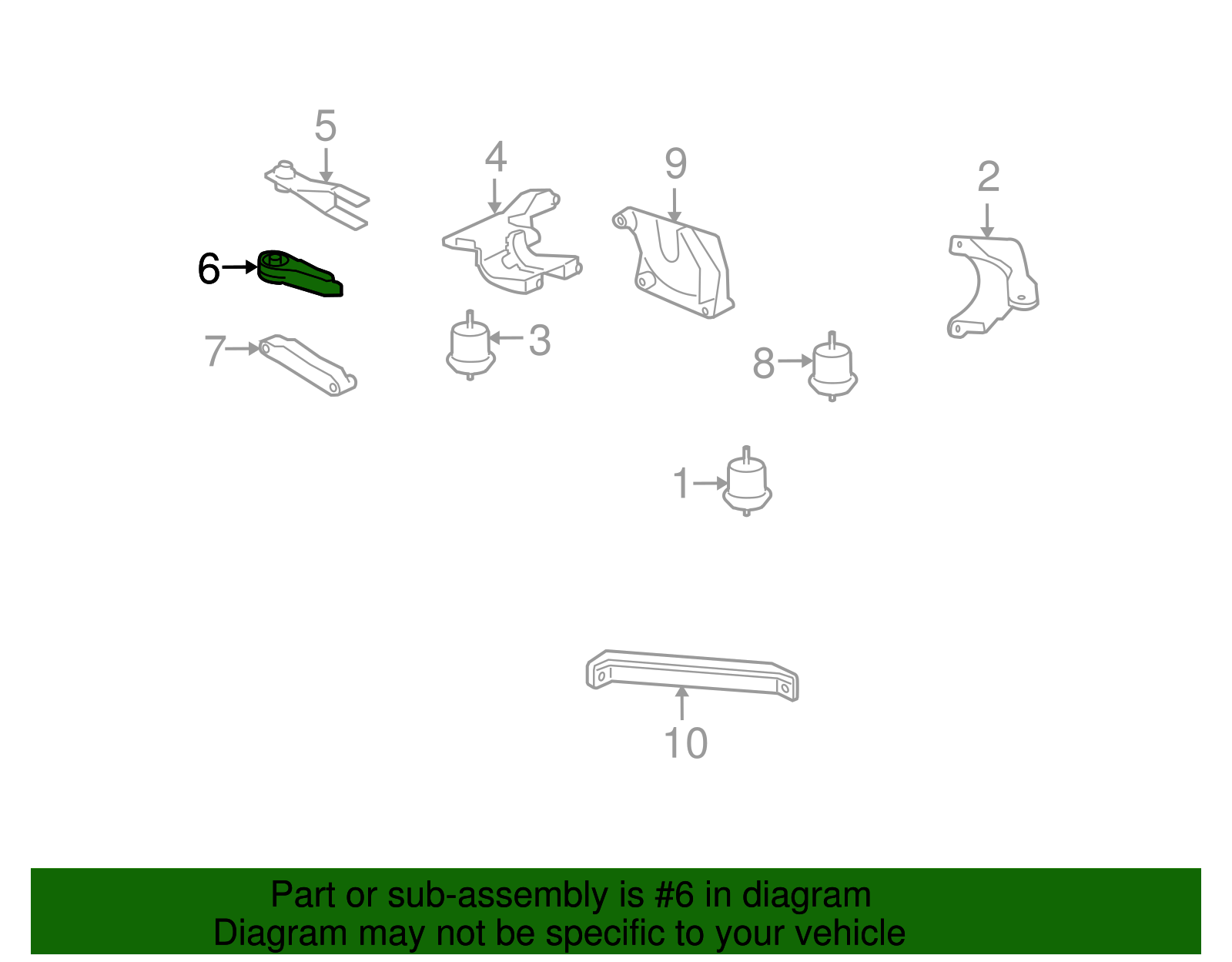 23197326 - Strut Bracket - 2009-2017 GM | Findlay Auto Parts