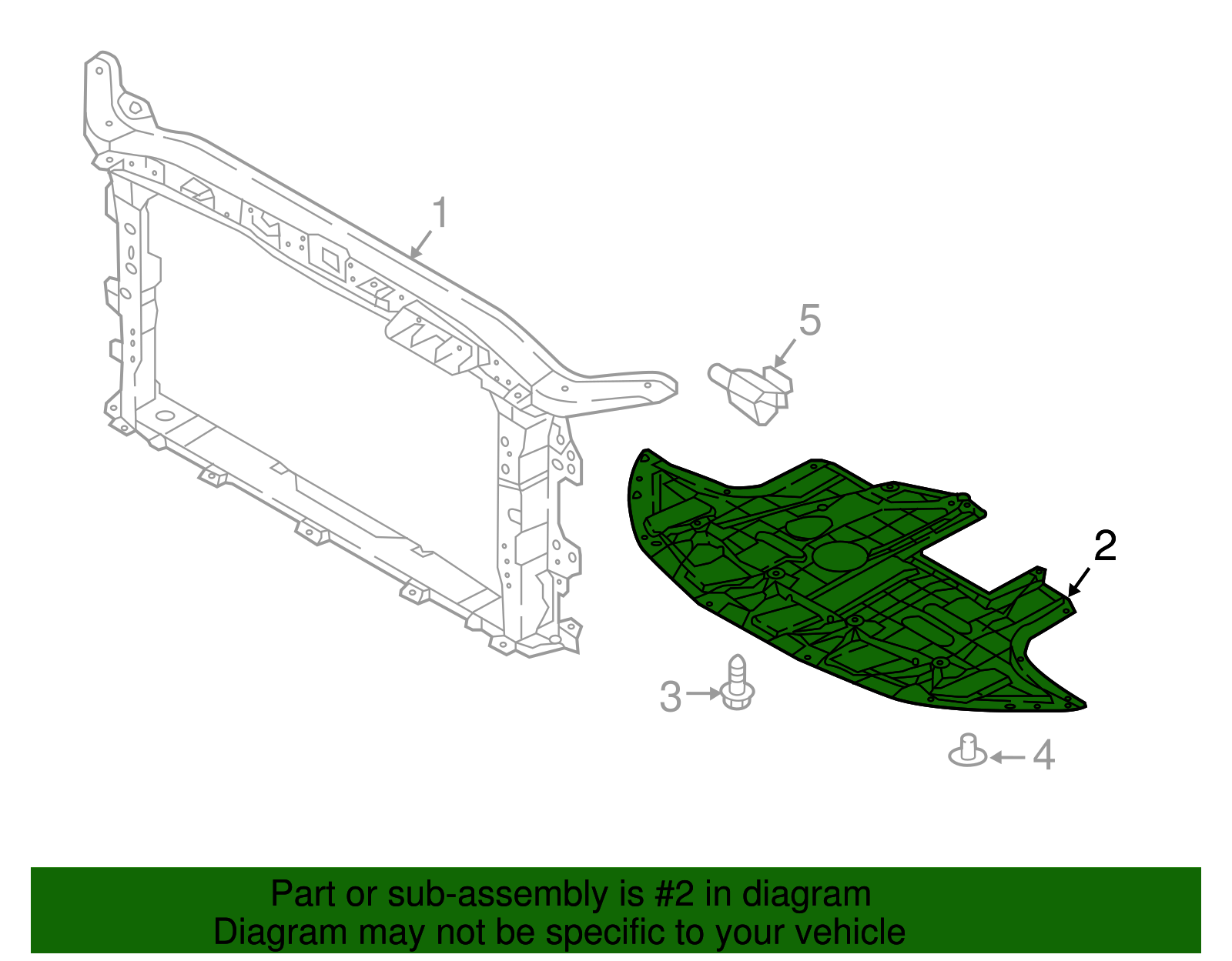 2017-2020 Hyundai Elantra Lower Shield 29110-F2100 | OEM Parts Online