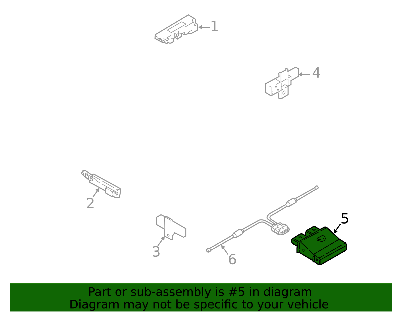 3G0-962-243-C - Genuine Audi Control Module 3G0962243C OEM Authorized ...