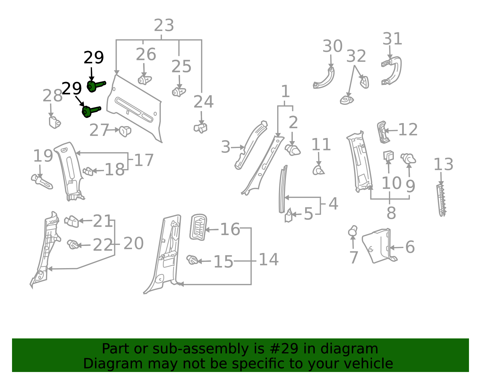 2004 Toyota Tundra Hook 64267-0C010-E0 | MotorMotor