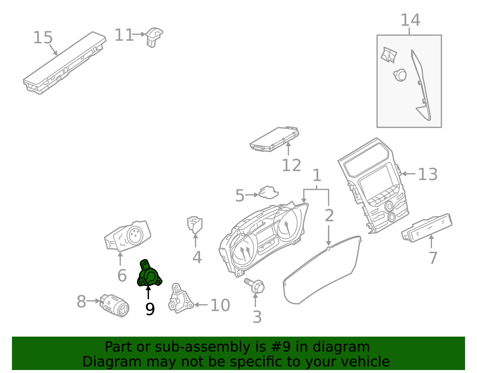 Ignition Starter Switch Bracket FB5Z-12A145-A | Awesome Parts Ford