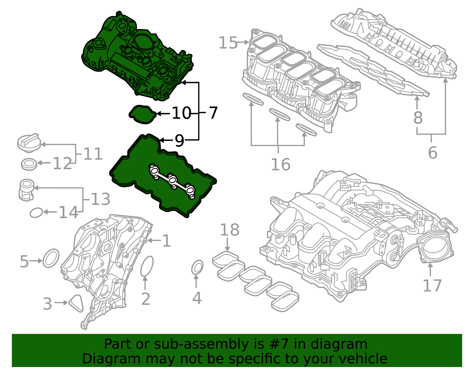 Genuine Valve Cover for 22410-3LFA0 | Hyundai OEM Parts Direct
