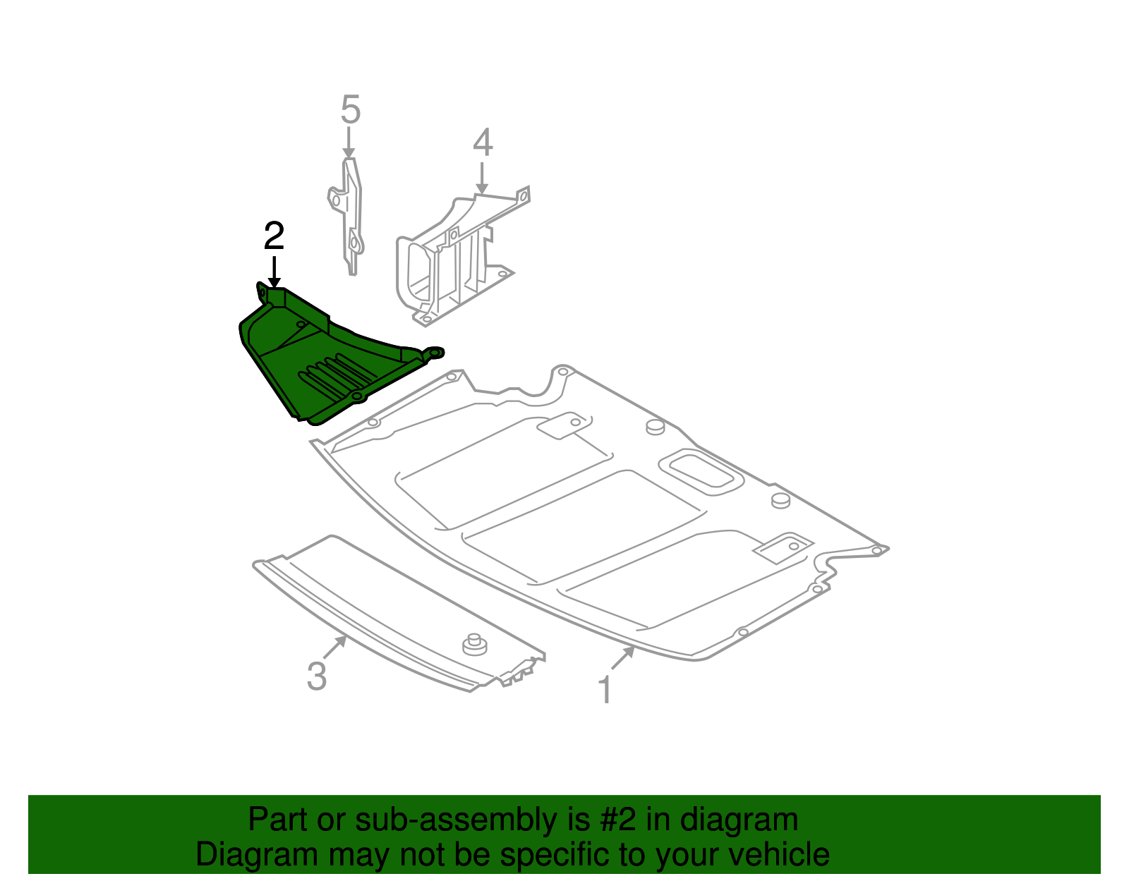 51717033754 - 2004-2010 BMW Side Cover (51-71-7-033-754) | BMW of South ...