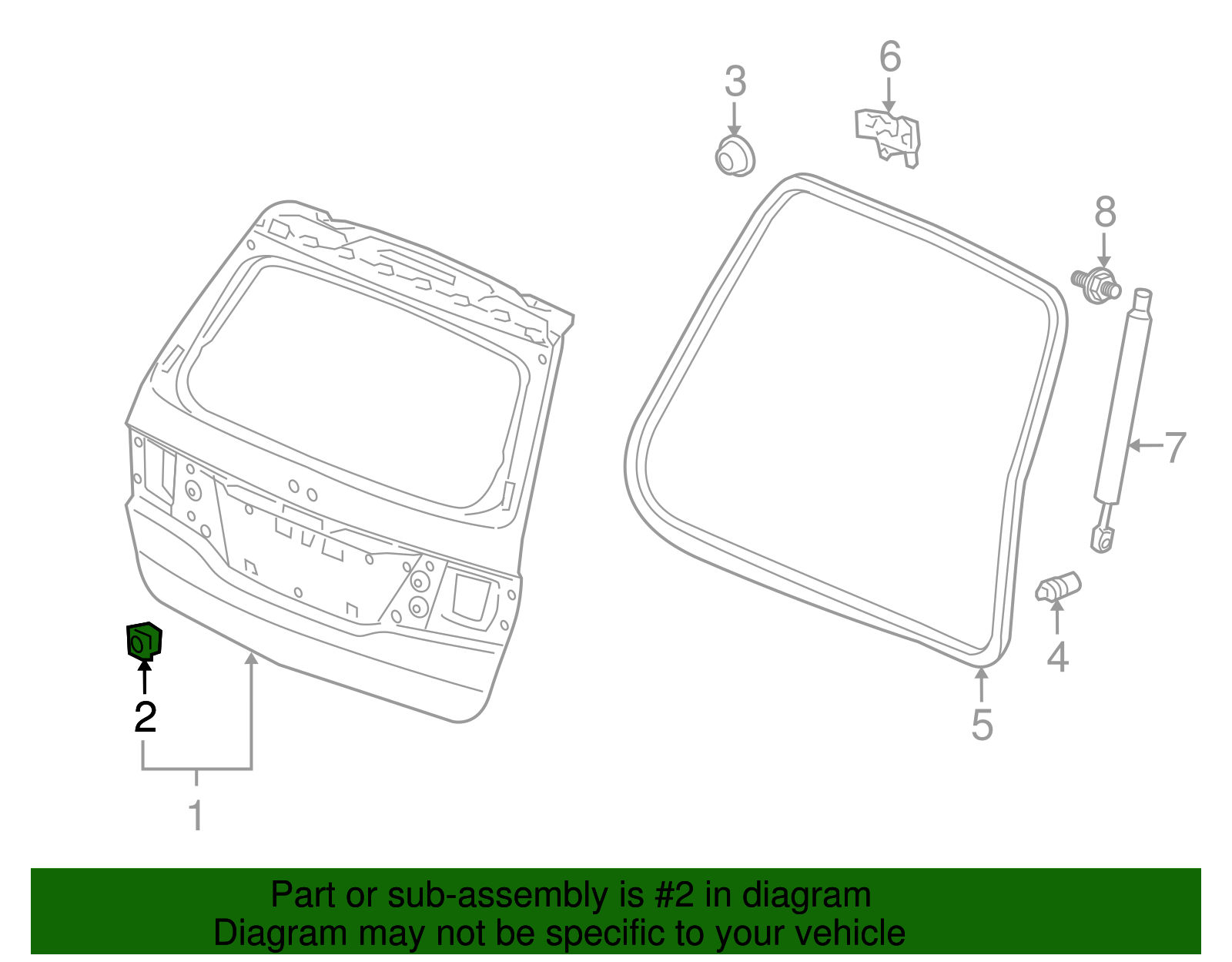 90306-S04-003 - Lift Gate Retainer Nut 2005-2010 Honda Odyssey | Honda ...