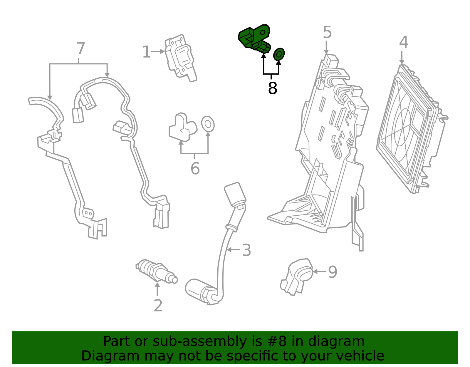 12712848 - Crankshaft Sensor 2021-2025 GM | GMPartsNow