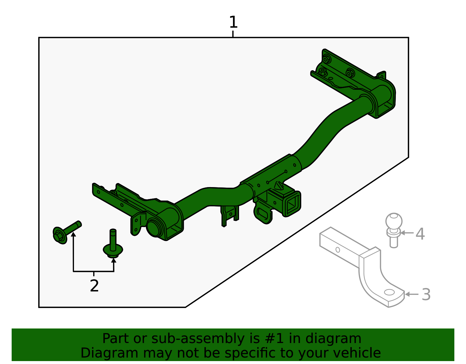 2019-2024 Ford Edge Trailer Hitch For 2 Inch Receiver | Eastgate Ford Parts