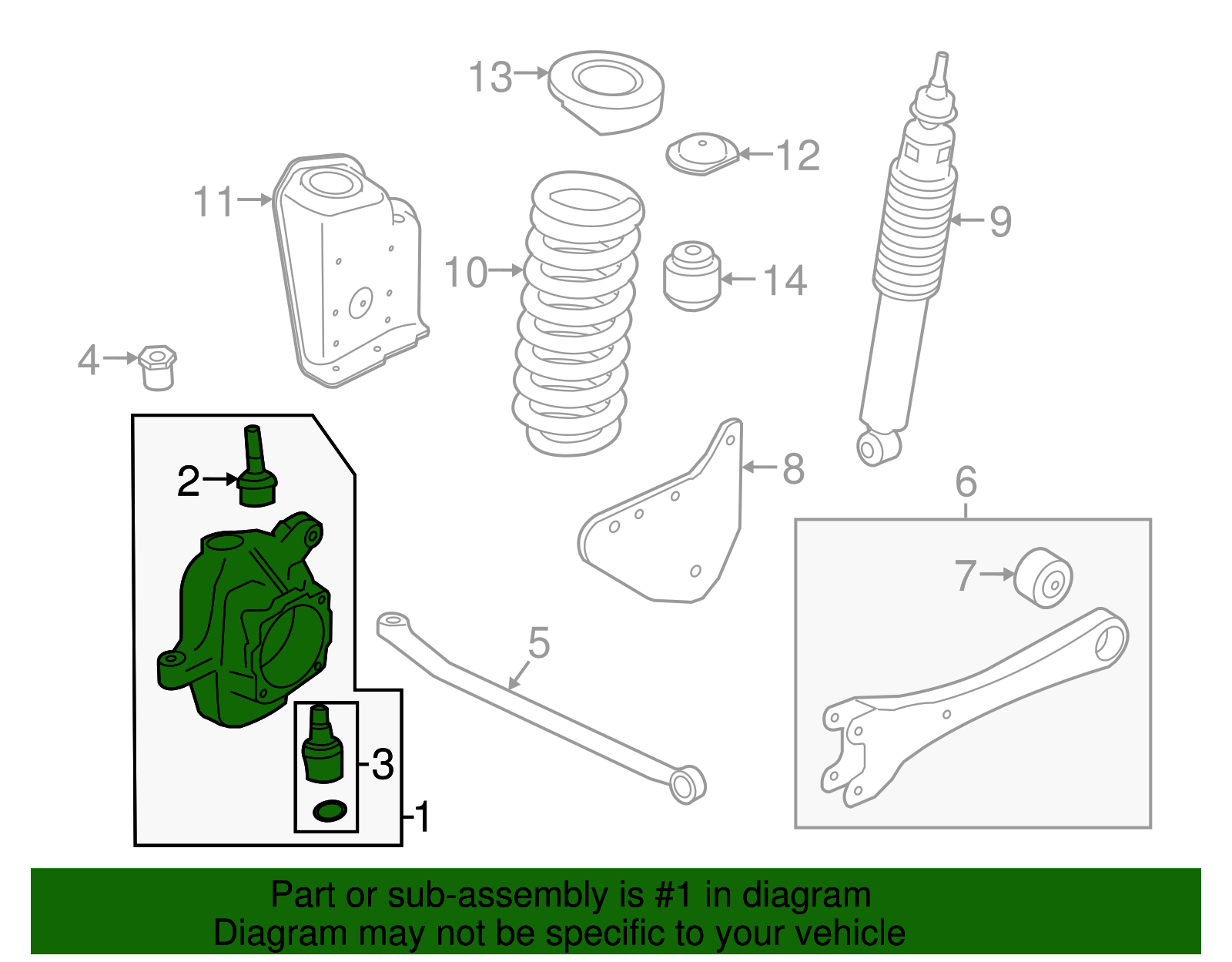 2017-2022 Ford Steering Knuckle HC3Z-3131-B | OEM Parts Online