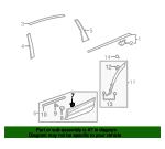 75315-S9A-004 - 2002-2025 Honda CR-V - Clip Side Protector | Honda Car ...