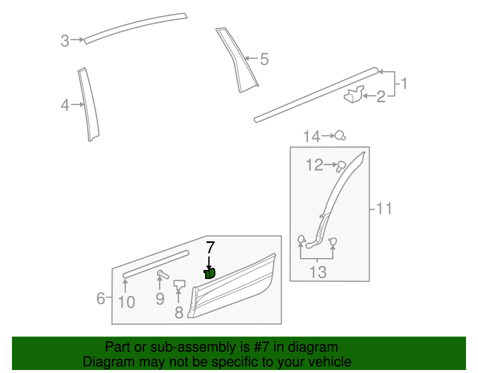 75315-S9A-004 - 2002-2025 Honda CR-V - Clip Side Protector | Honda Car ...