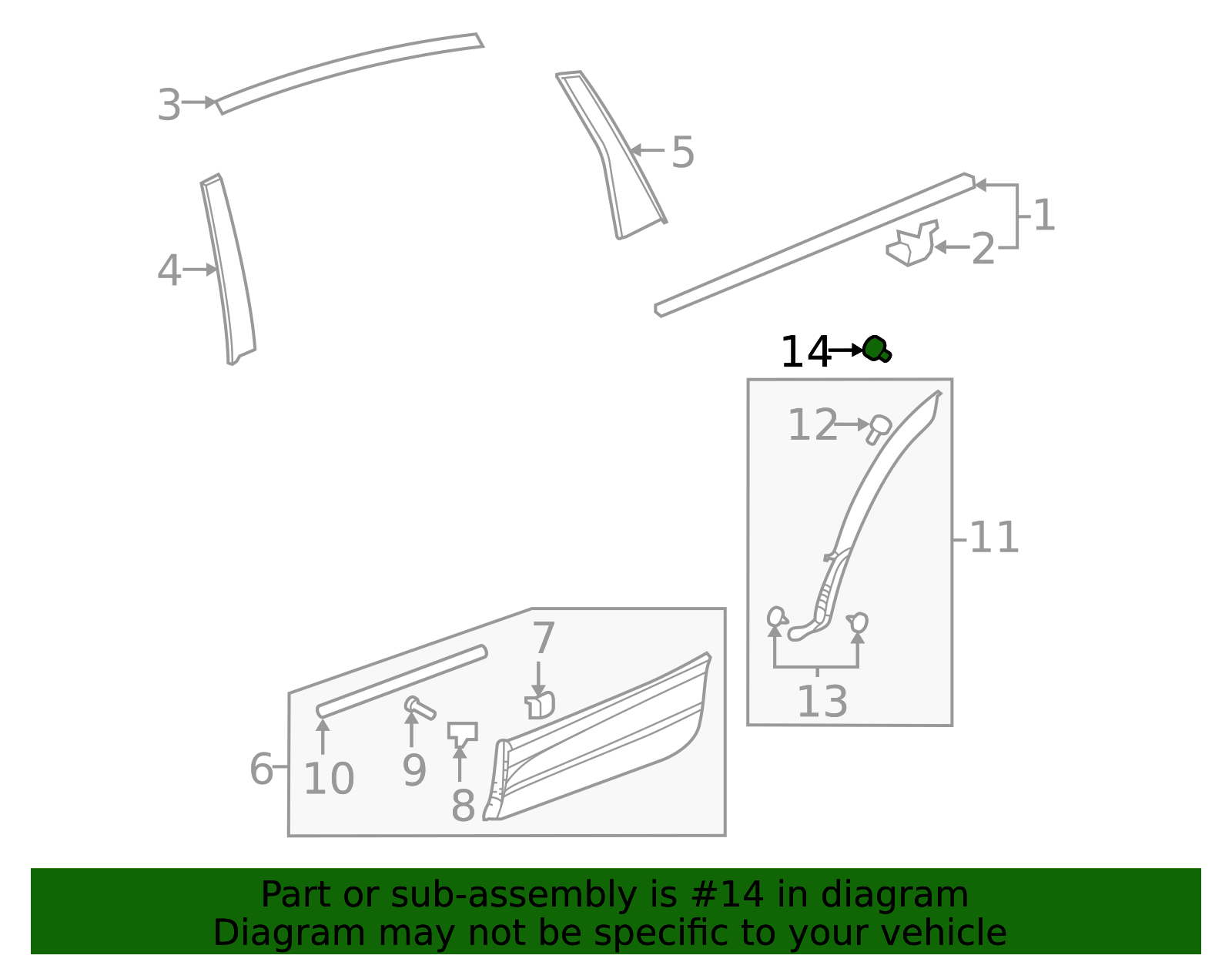 91514-T0A-A01 - Wheel Arch Molding Clip 2012-2026 Honda | Honda Parts ...